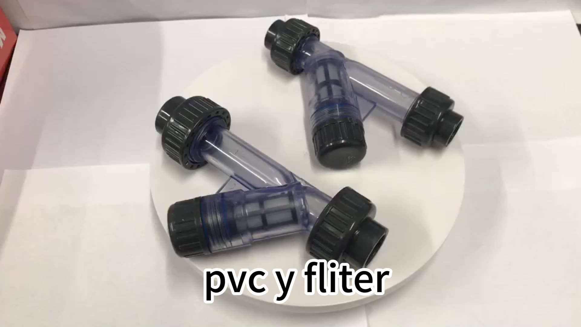 Plastic Upvc Y-shaped Strainer Filter Dn15-dn80 Pvc Transparent Y Type ...