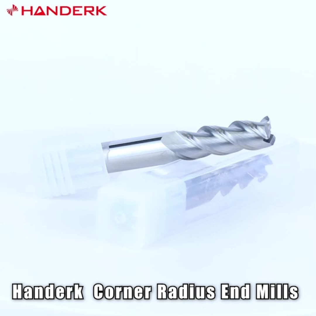 Handerk Hrc55 Corner Rounding Milling Cutter 3 Flute Corner Radius End ...