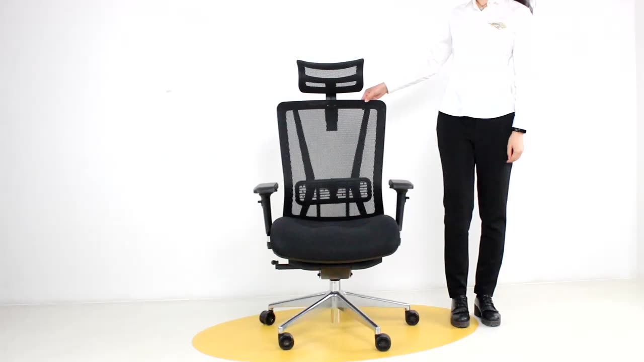 Modern High-tech Executive Office Chair Full Mesh Back Swivel ...