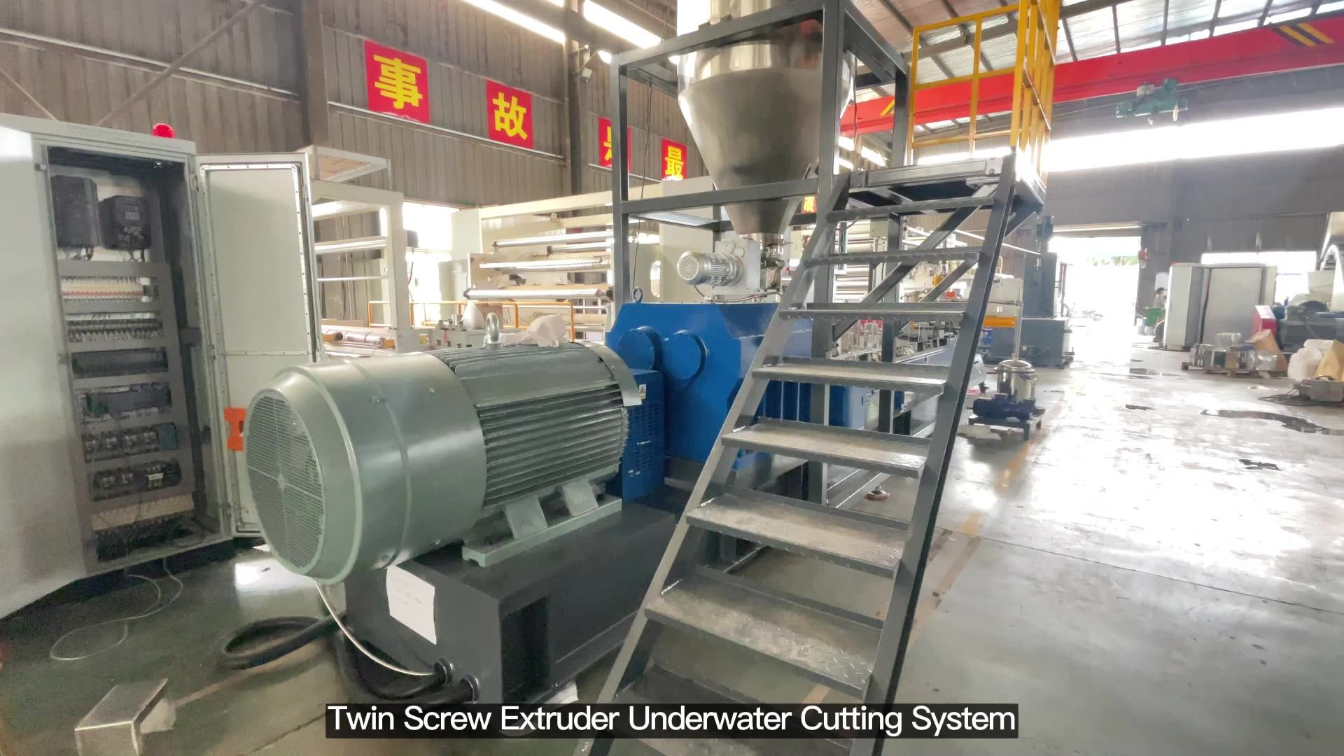 Eva Tpr Tpe Underwater Pelletizer Plastic Extrusion Machine Eva Plastic ...