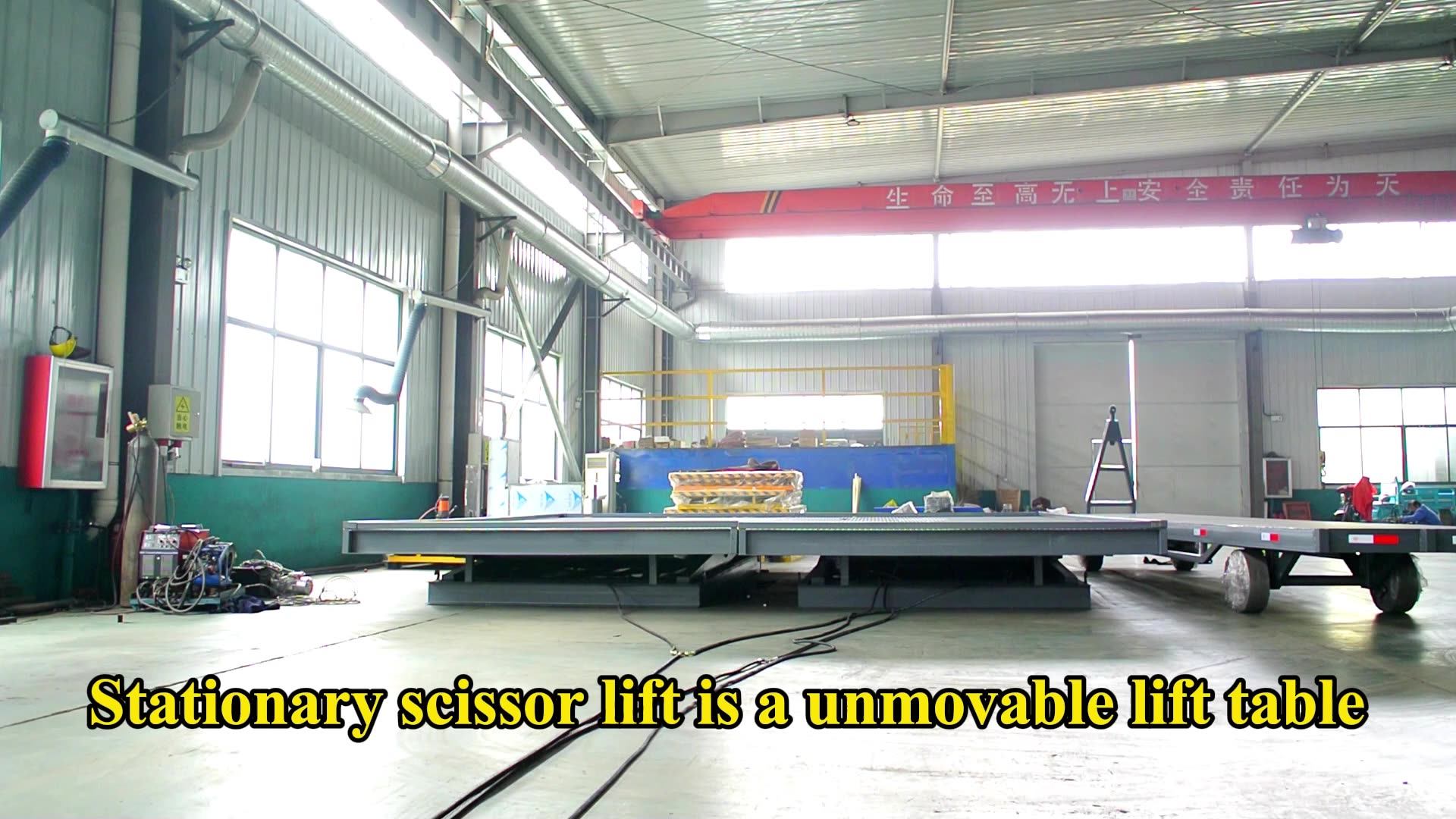 Manual Hydraulic Fixed Pallet Elevator Lifter Scaffolding Scissor Lift ...
