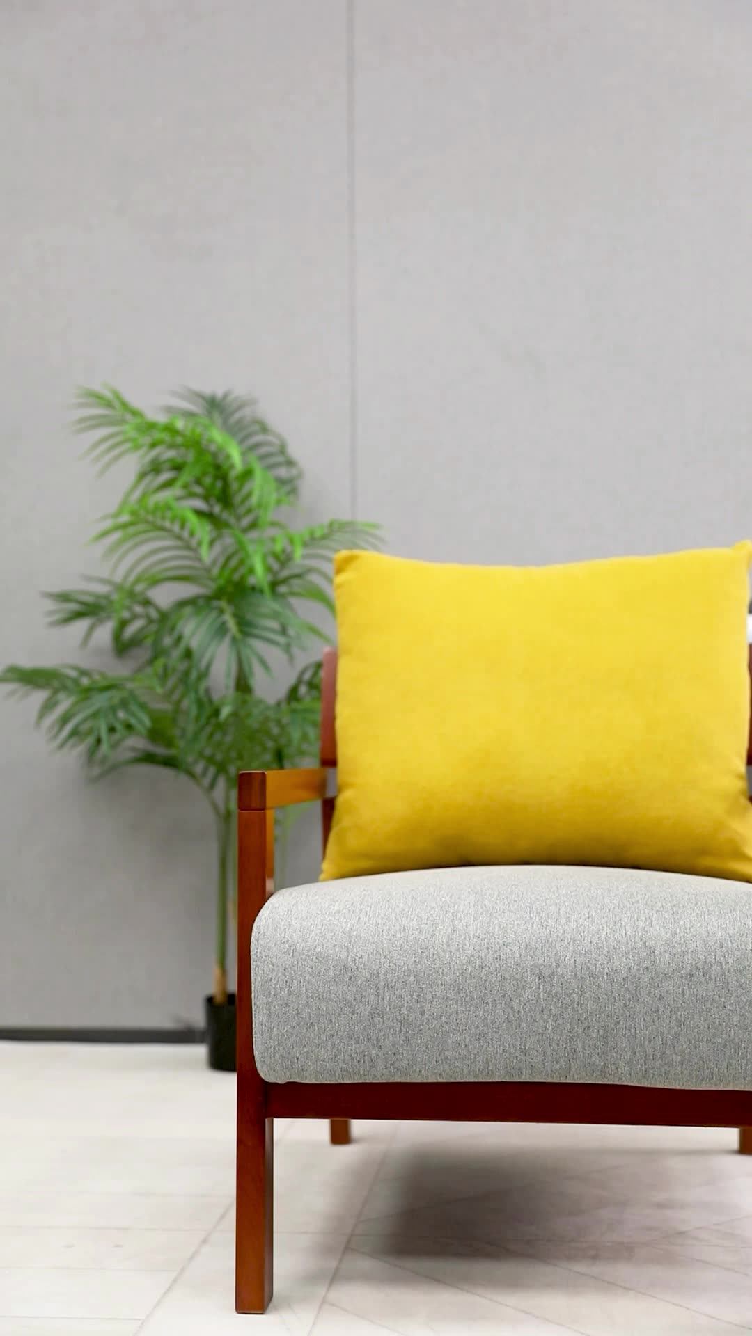 Modern Simple Reception Office Sofa,Nordic Fashion Solid Wood Sofa,Home ...