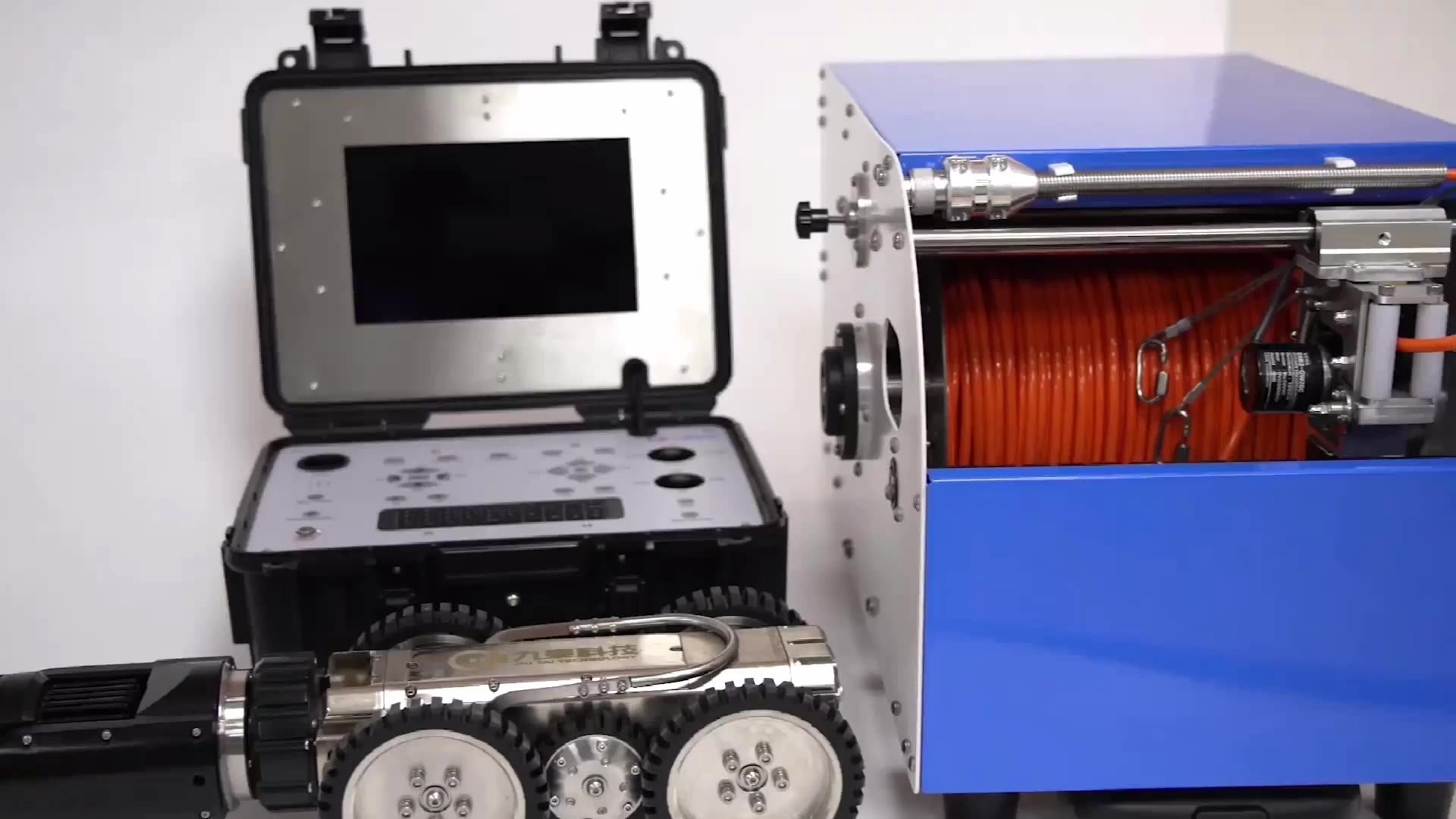 Ip68 Waterproof Small Wheel Sewage Pipeline Inspection Borescope Camera ...