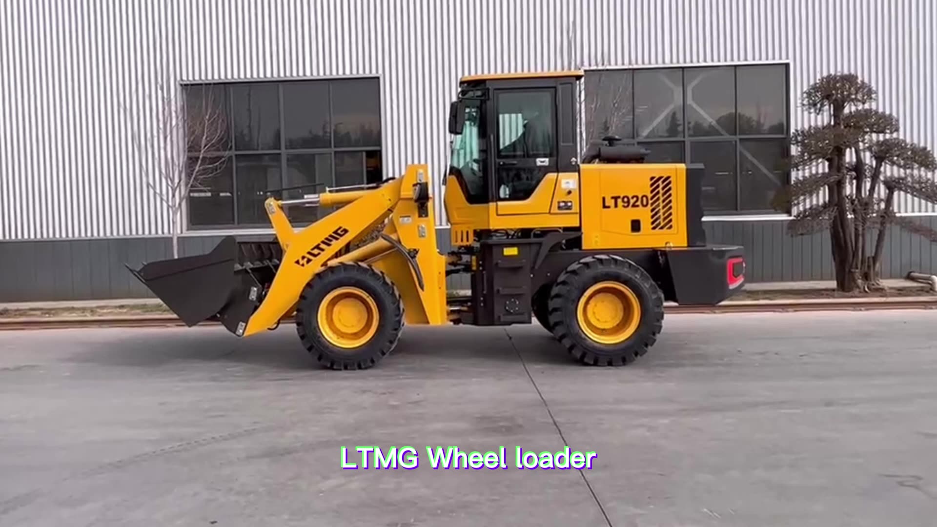 Ltmg Compact Boom Loader 2 Ton 1.5ton 1.2ton 1ton Mini Front End Wheel Loader With Ac Joystick ...