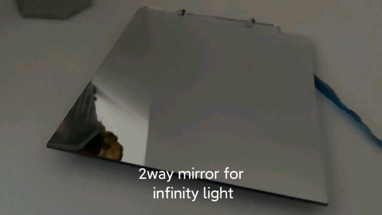 Flexible Plastic Square With Rounded Corners Mirrors Thickness 1mm Size ...