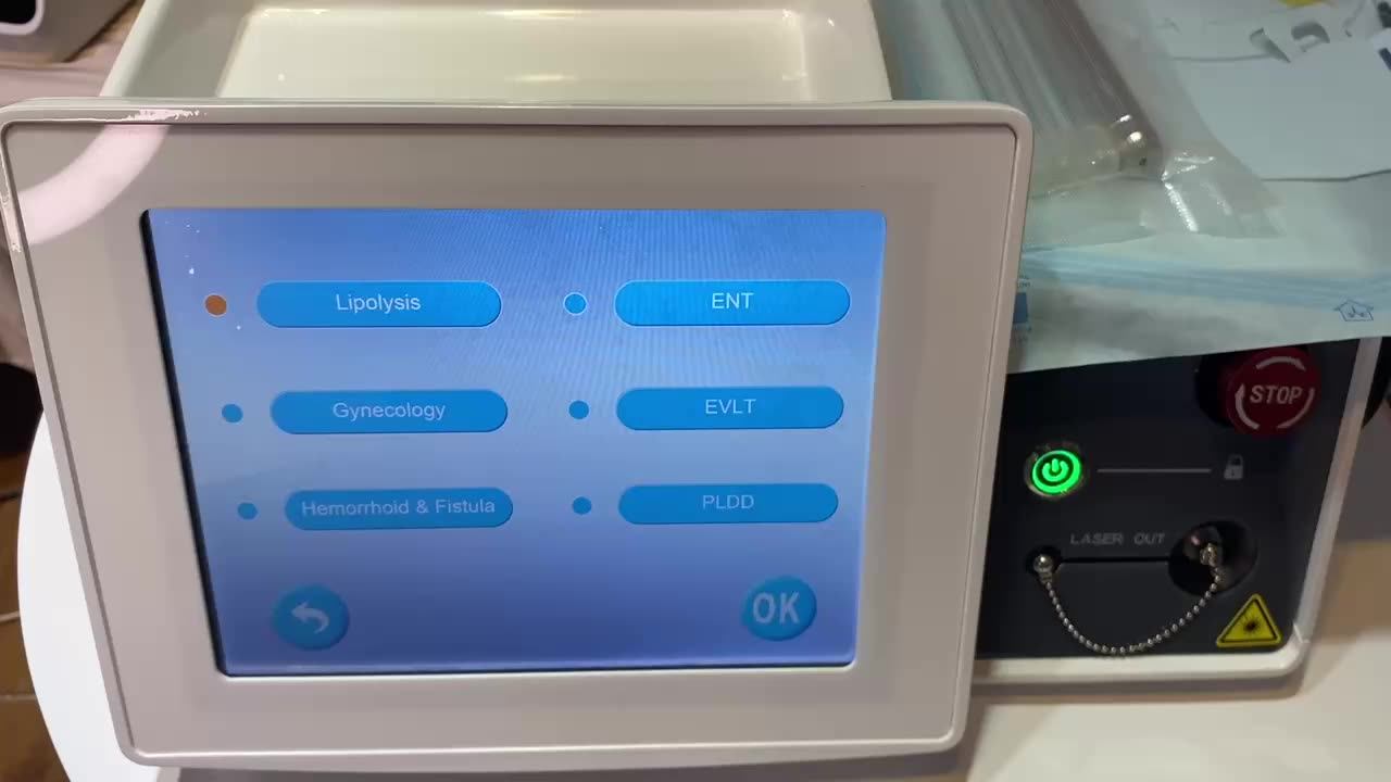 Endolaser Diode 980nm 1470 Portable Lipolysis Vaser Liposuction Cannula ...