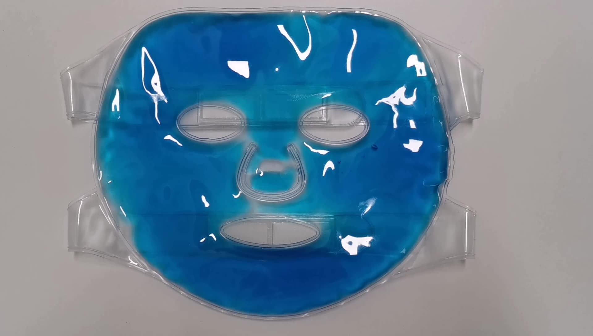 Free Sample Beauty Care Reusable Soft Material Frozen Gel Full Face ...