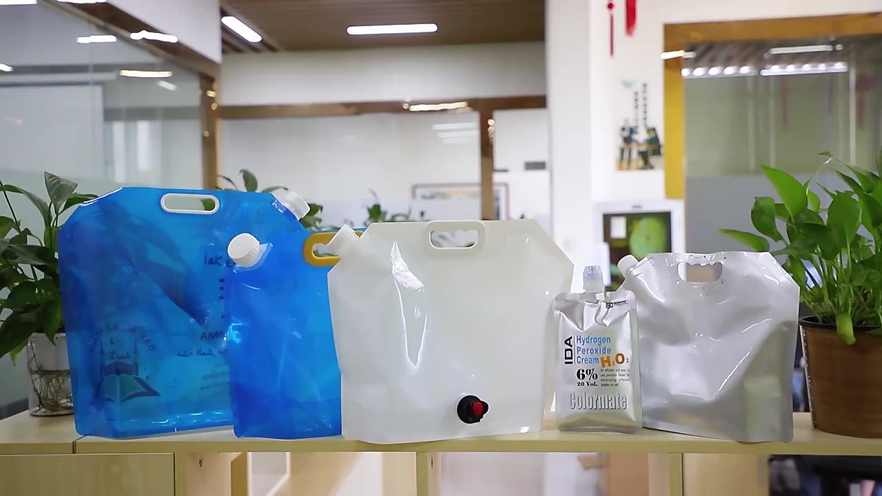 Sainsun Custom Container 5l Liquid Packaging Plastic Refill Spout ...