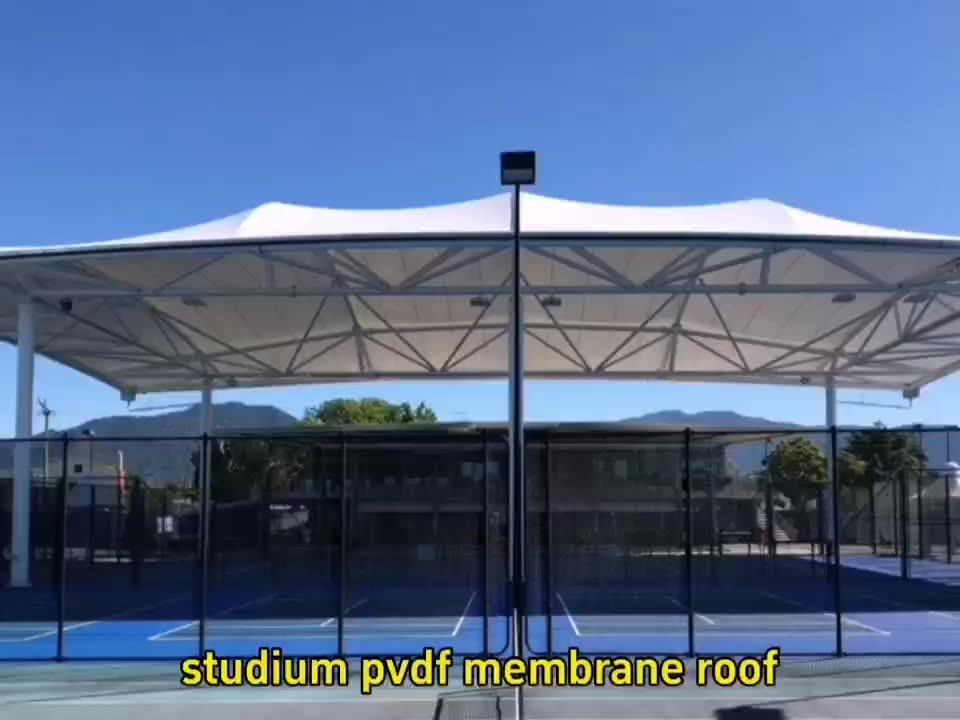 Soccer Field Stadium Tent Roof Cover Dome Shape Indoor Training Field ...