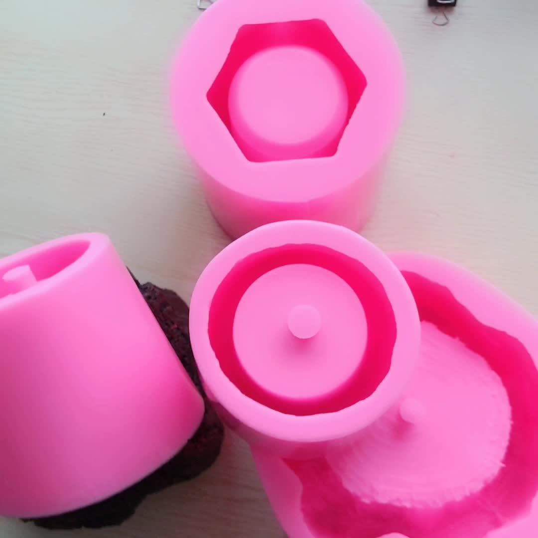 Various Silicone Gel Flower Pot Making Molds List For Handmade ...