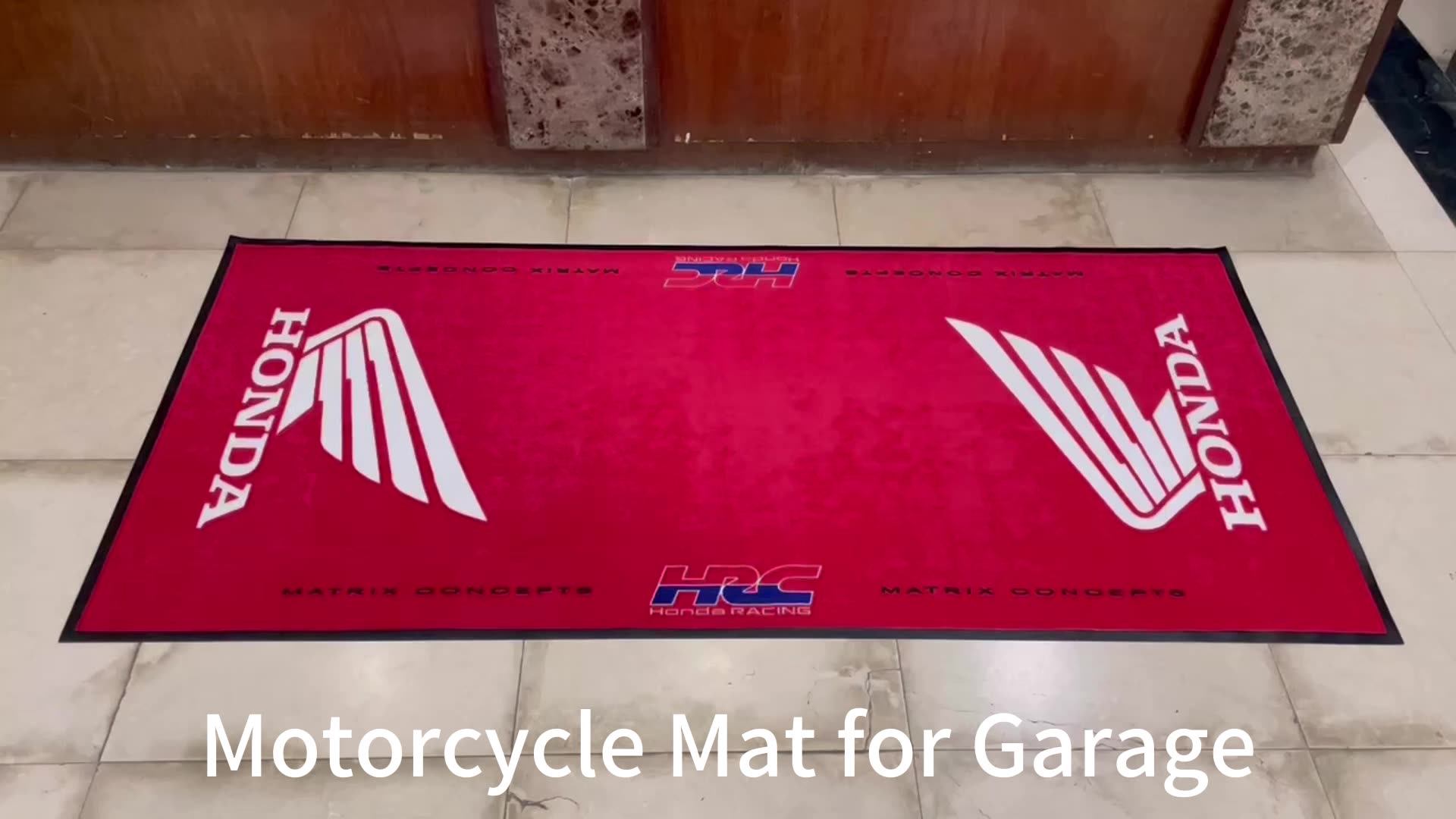 Decorative Brand Display Oil And Water Resistant Pit Mats Motorcycle ...