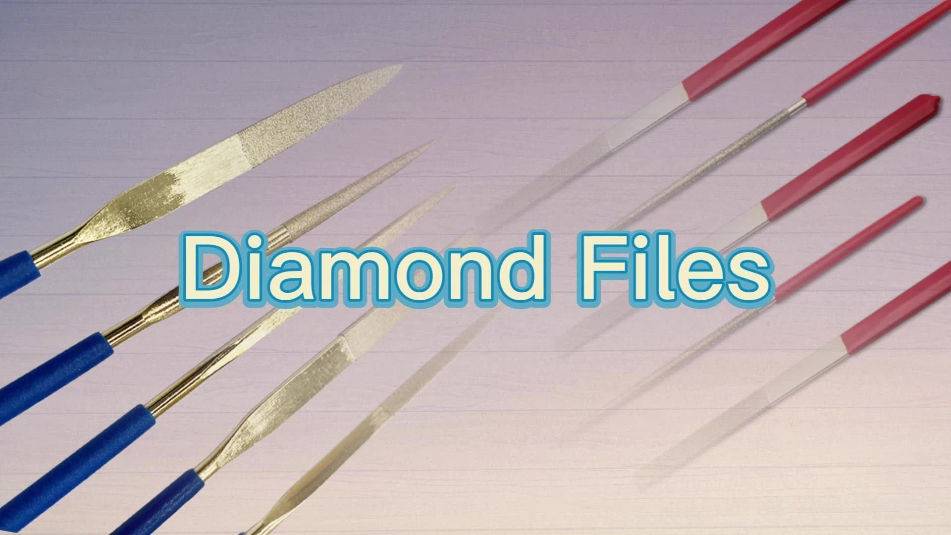 Electroplated Lapping Hand Tools Diamond Coated Flat File Set Emery ...