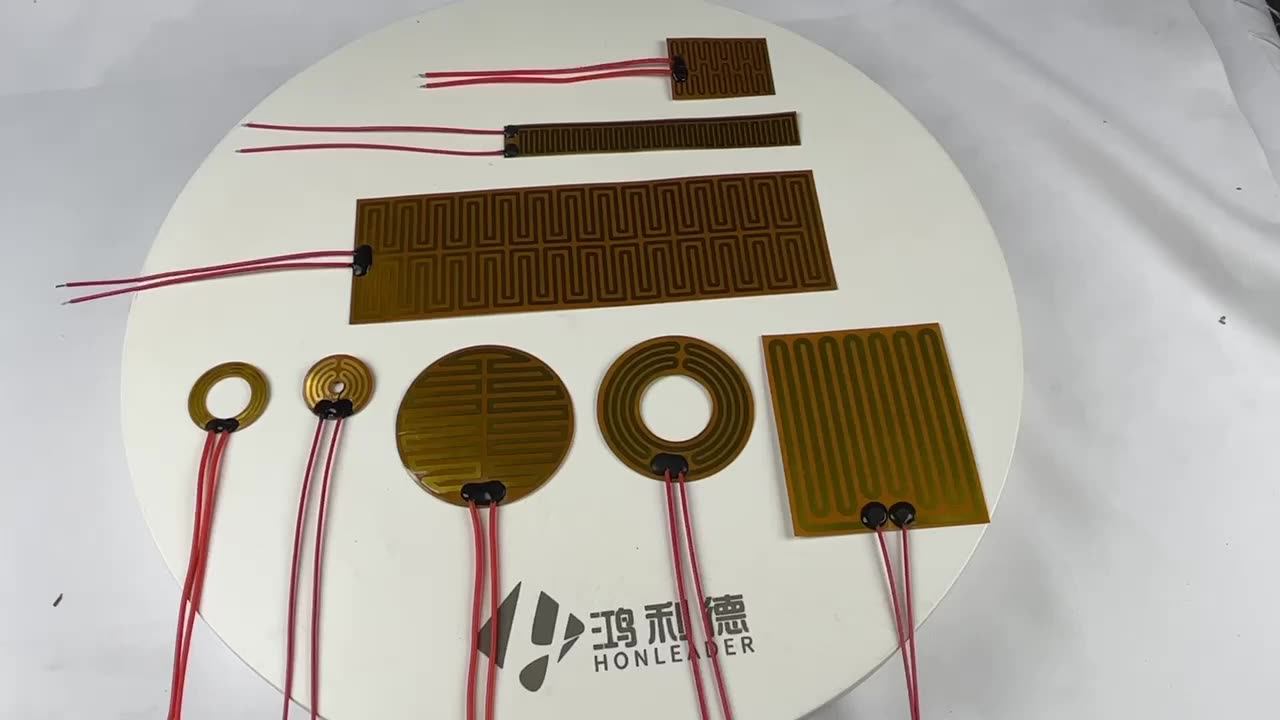 Customizable 5v 12v 24v 48v Polyimide Thin Film Heater Kapton Film ...