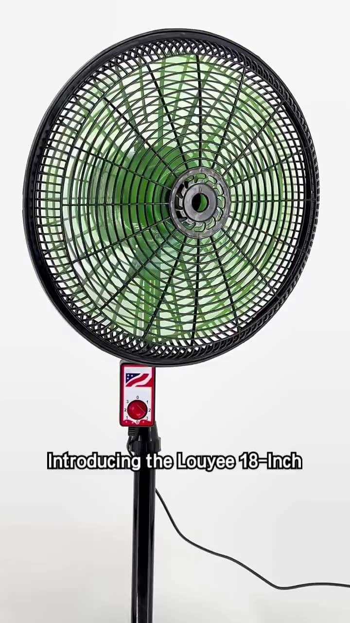 18-inch High-speed Pedestal Fan Electric Air Cooling Tower Three Wind ...