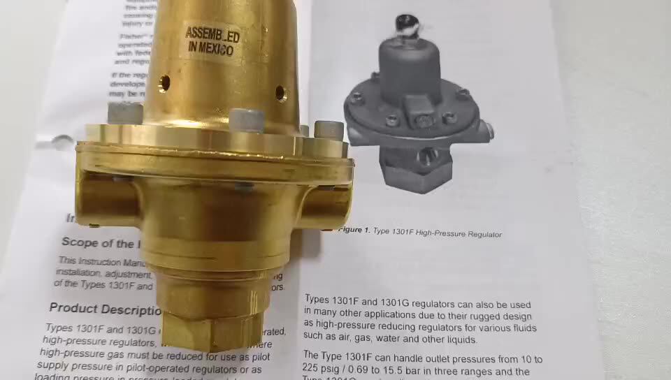 Emerson Gas Regulator Types 1301f Gas Regulator Brass Body Direct ...