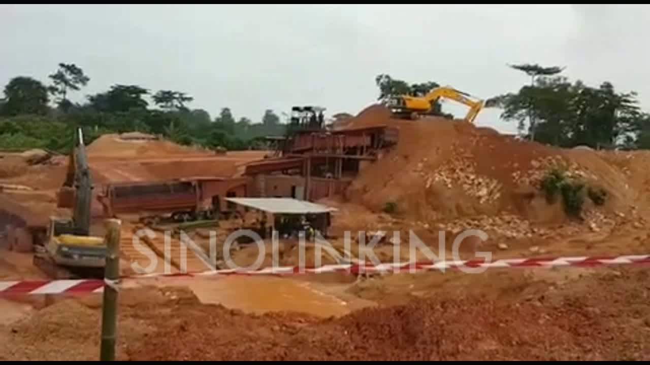 Sinolinking 5t Mini Gold Mining Equipment Small Scale Gold Mining ...