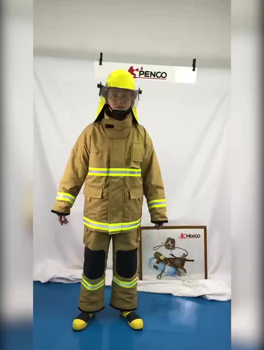 Fireman Costume Fire Retardant Uniform Firefighting Equipment - Buy ...