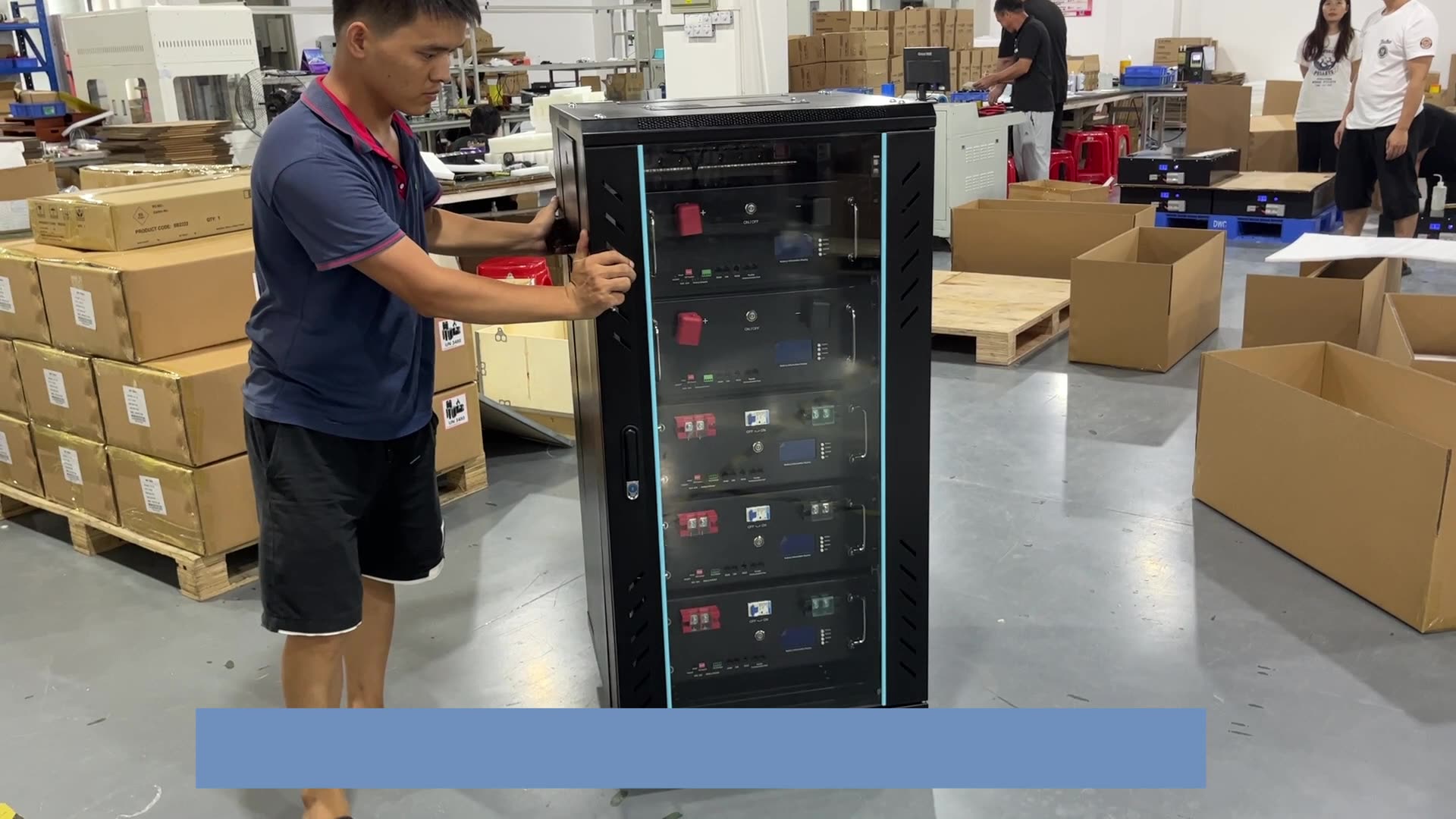 6000+ Cycle Rack Mounted Cabinet 19u Lithium Ion Lifepo4 Battery 48v 100ah 5kwh Solar Lithium ...