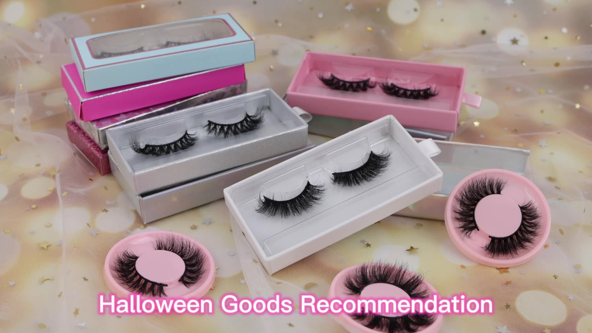 Rectangle Paper Pull-out Eyelash Boxes With Bow Wholesale Flip Over Custom Logo Make Up Cosmetic ...