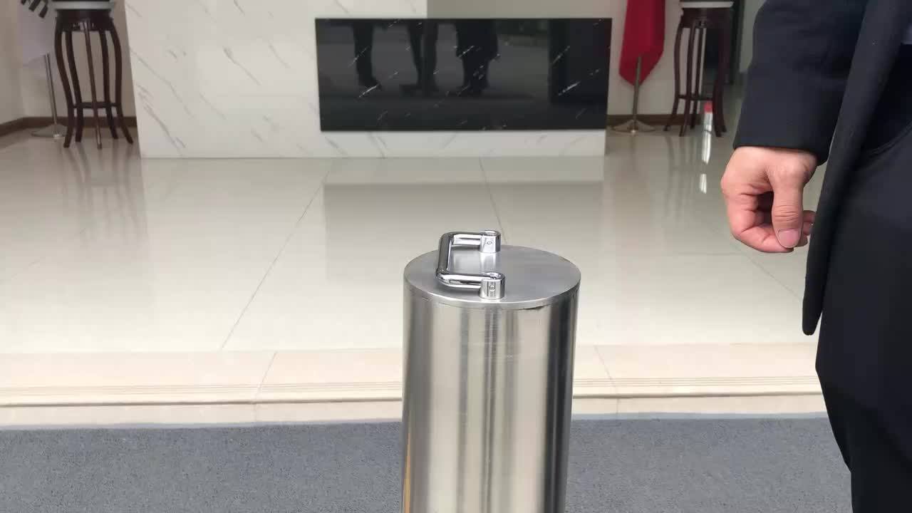 Stainless Steel Removable Bollard Metal Barricade Post Guard Security ...