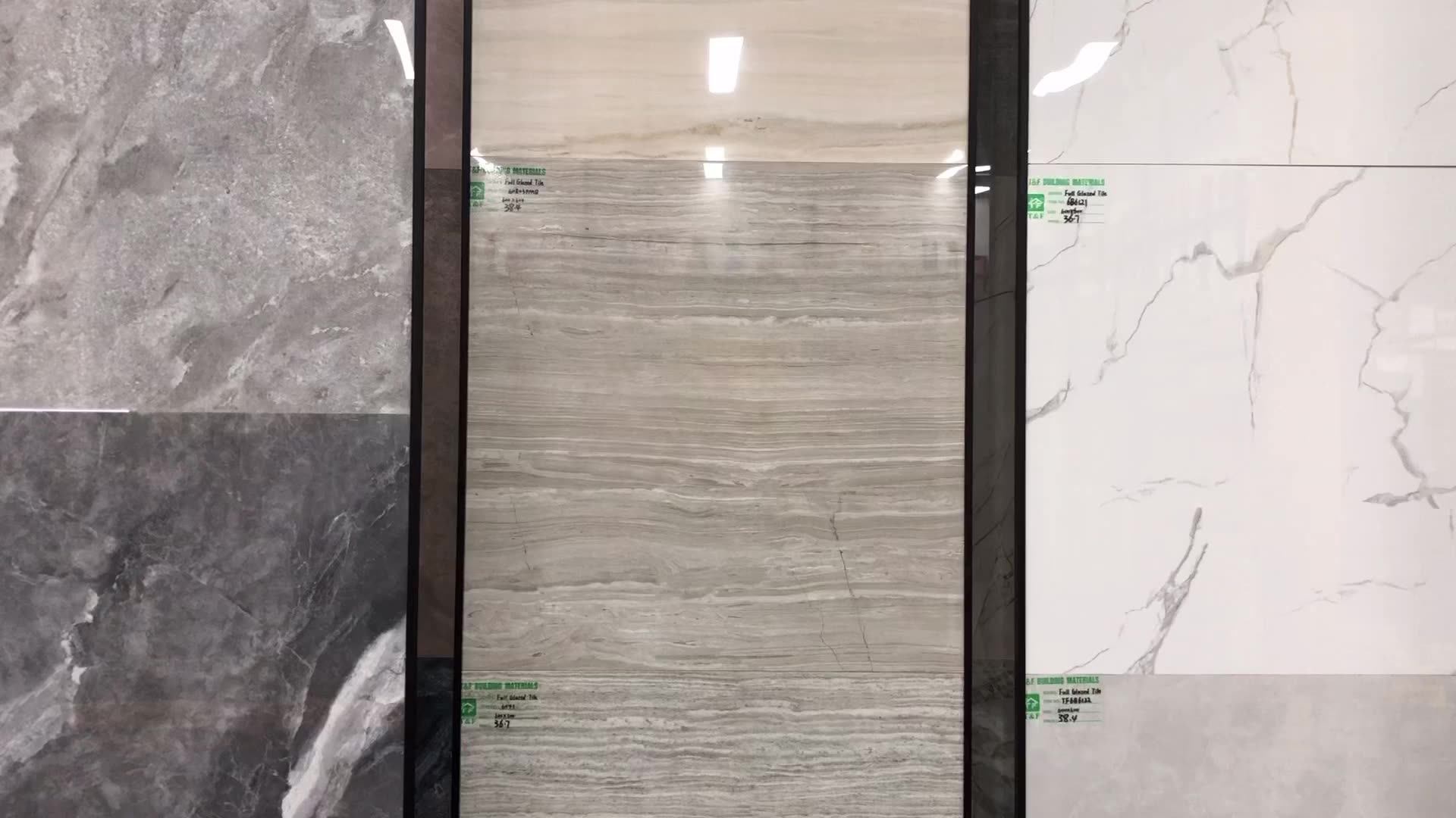 Foshan Good One Parlour Tiles 600x600 800x800 Grey Wood Look Full ...