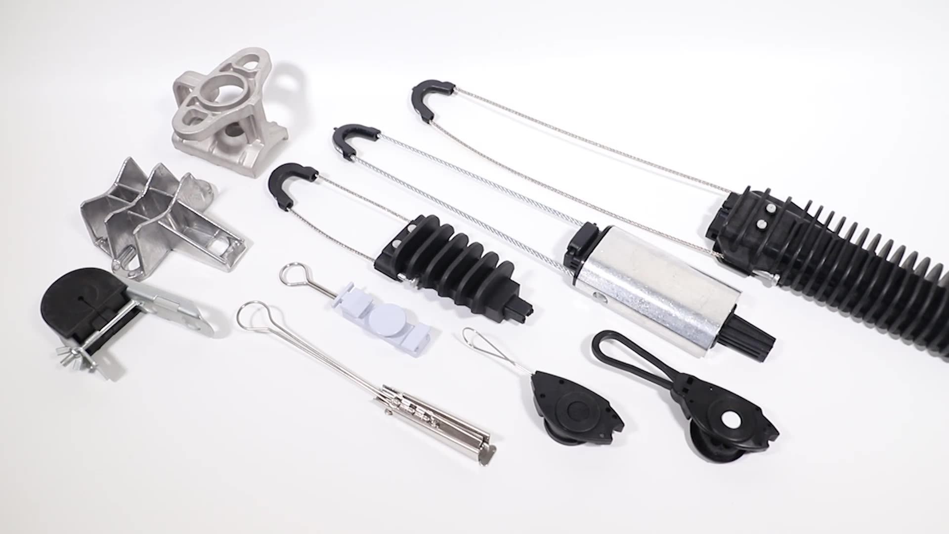 Factory Supply Adss Fiber Cable Accessories Wedge Dead End Anchor Clamp ...