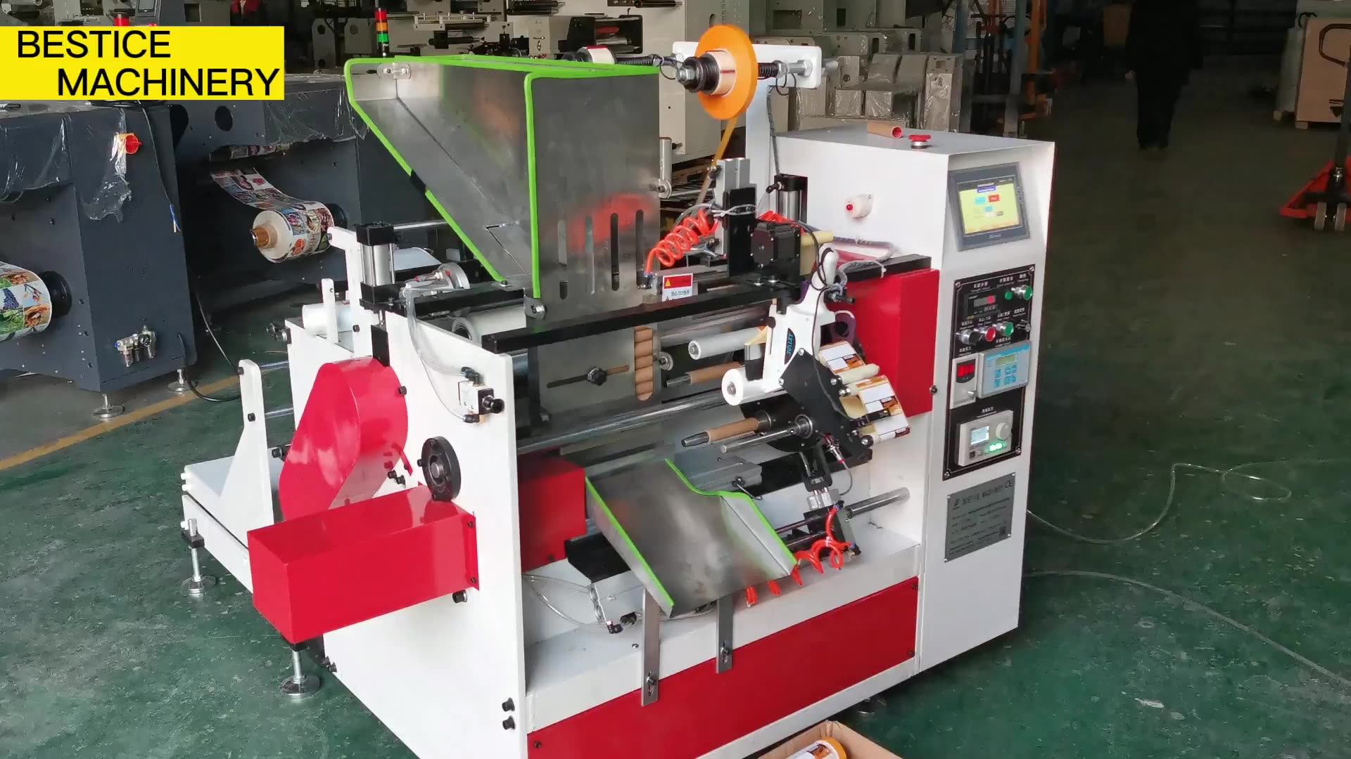 Pre-taped Kraft Paper Masker Automatic Roll Pre Tape Masking Film ...