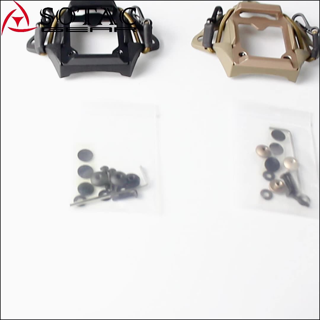 Sotac Gear Tactical Skeleton Shroud For Nvg Helmet Mount Base Bracket ...