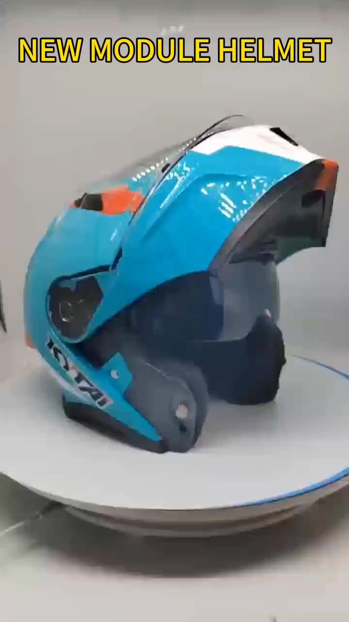 Kt-928 Flip Up Motorcycle Helmet With Big Spoiler New Fashion Style ...