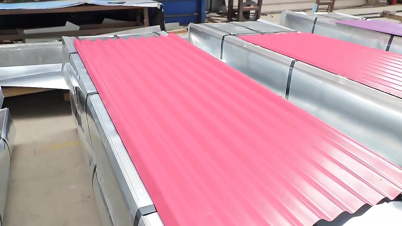 Ral Color Galvanized Metal Roofing Sheets: Z275 & Z180 Ppgi Corrugated ...