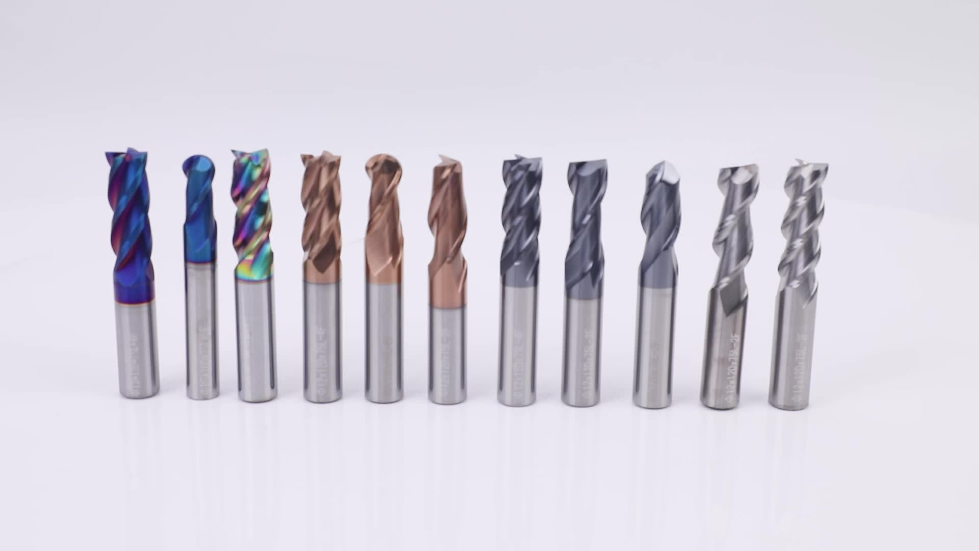 Source Factory Milling Cutter Cnc Tools Endmill Solid Carbide Hrc45 ...