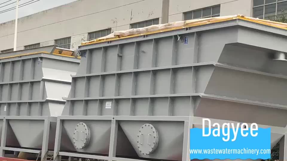 Lamellar Separator Lamella Thickener Rake With Drive Unit Plate Settler ...