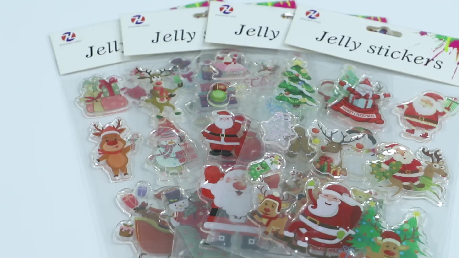 Custom Diy Jelly Window Decoration Gel Clings Sticker For Holiday Style ...