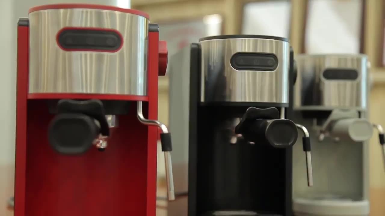 2024 New Design Espresso Coffee Maker 20 Bar Pump Pressure Cappuccino ...