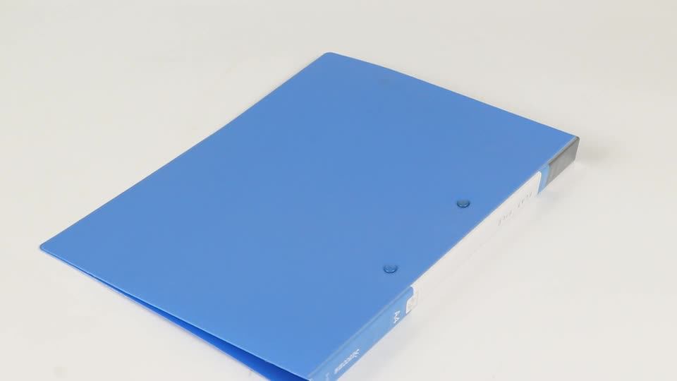 A4 Poly Plastic Pp Two Spring Clip File Office School Supplies Folder ...