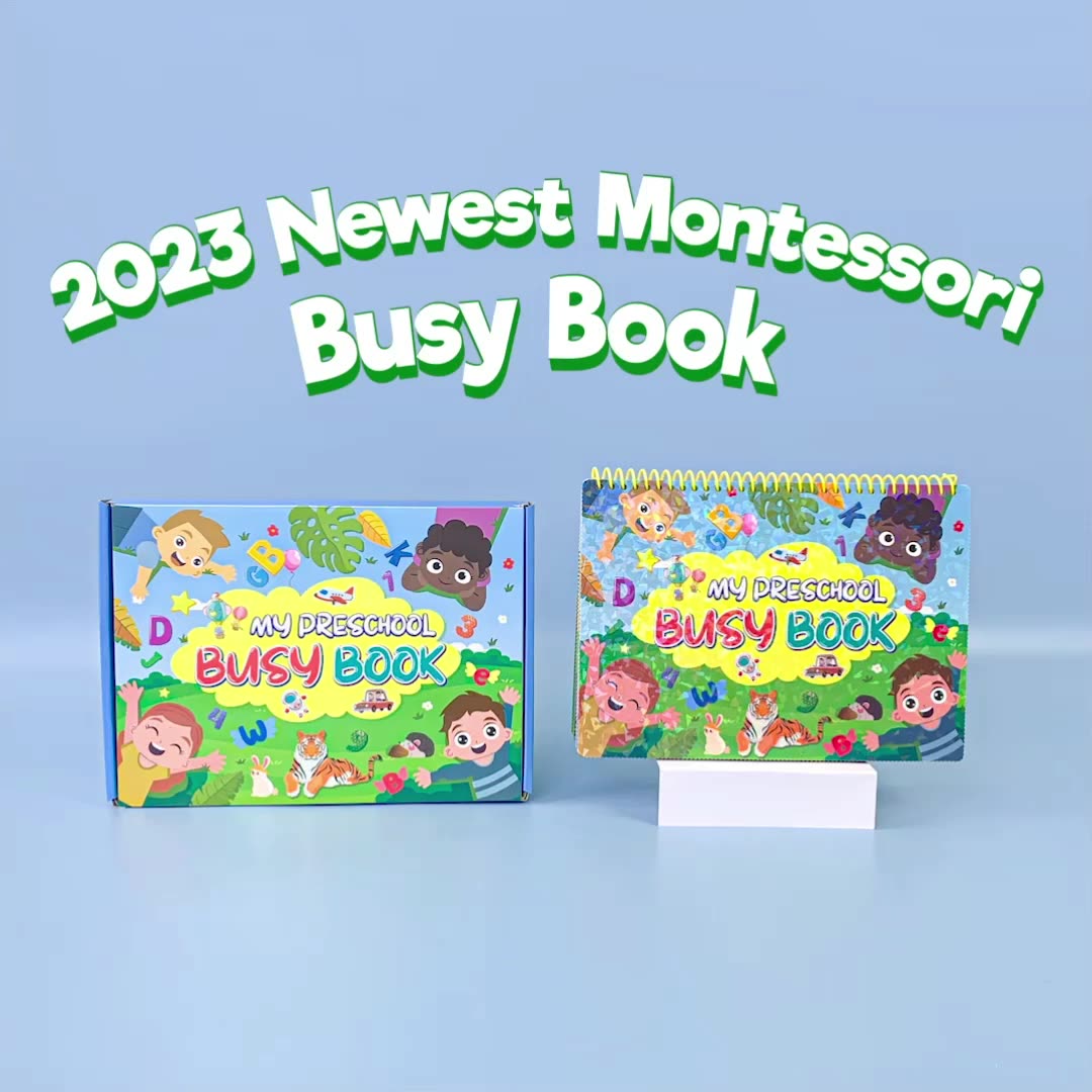 Hot Sales Preschool Busy Book For Kids Montessori Toys For Toddlers ...
