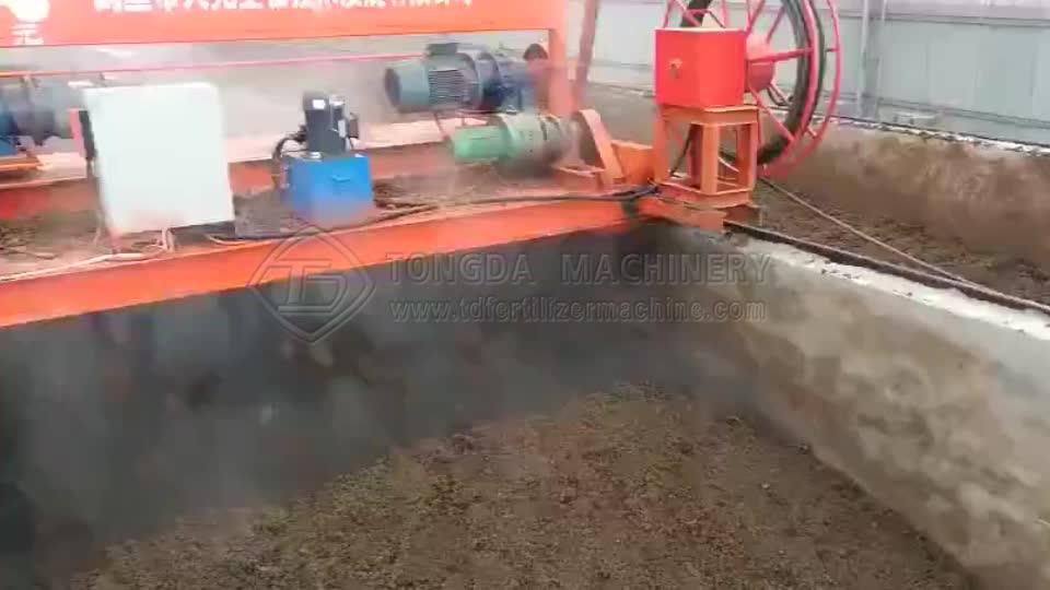 Best Selling Groove Type Compost Mixer Turner Organic Waste Composting ...