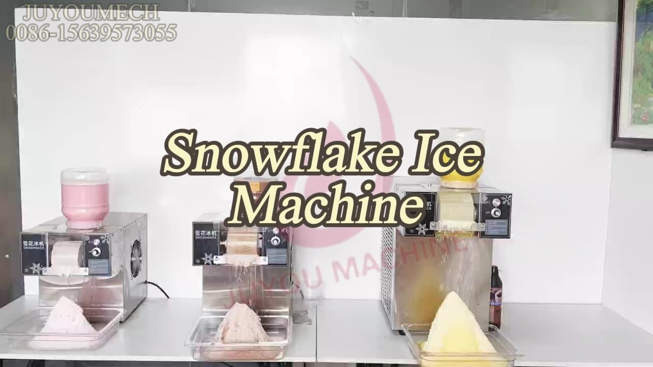 Juyou Portable Bingsu Shaved Machine Electric Snow Ice Shaver Making ...