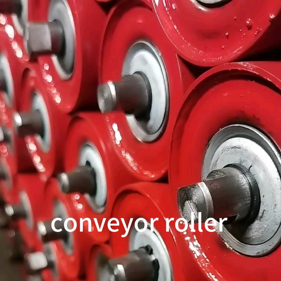 89mm Dia Customized Male Thread Side Idler Conveyor Steel Guide Roller ...
