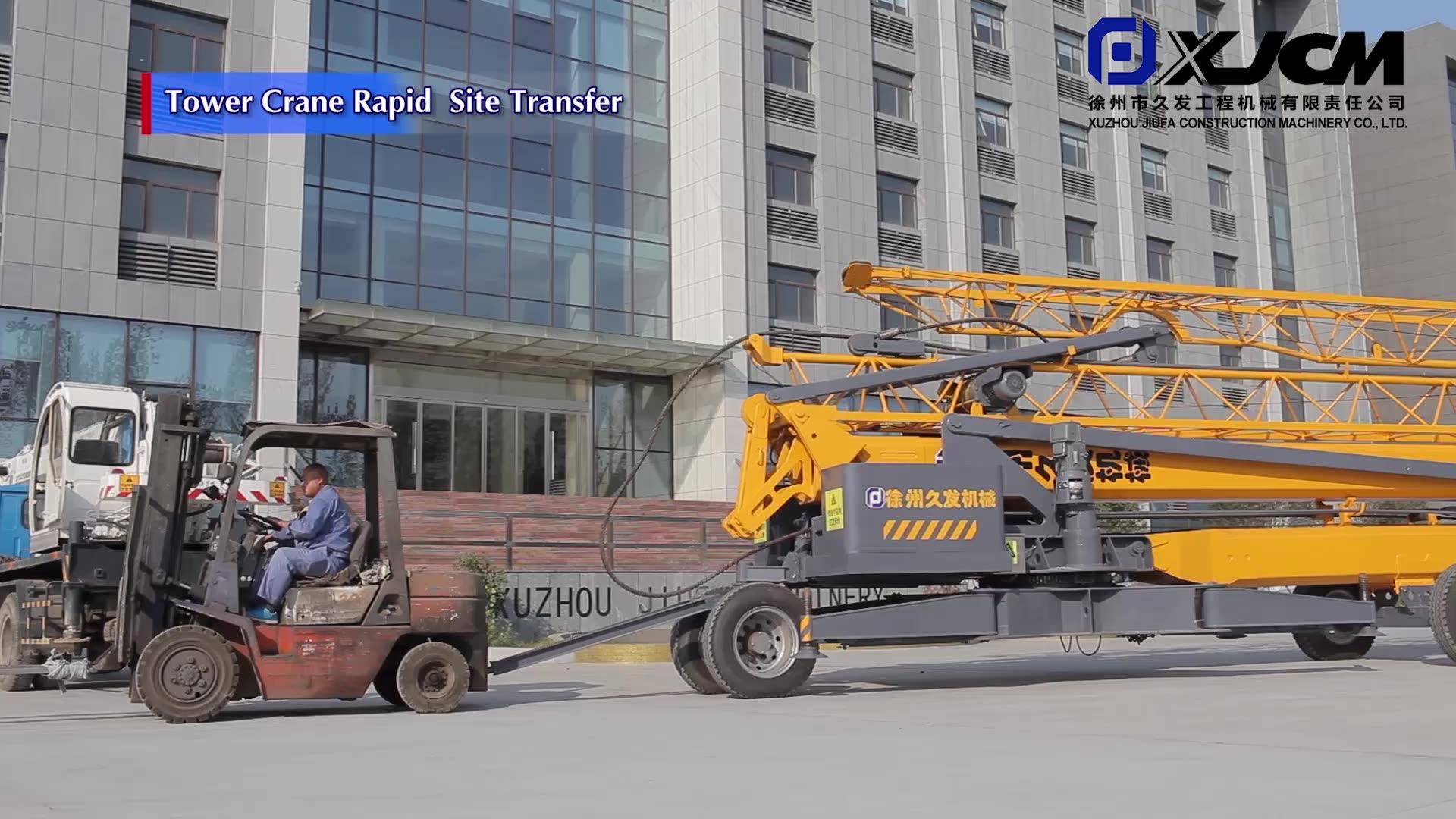 Mini Crane Lifting Crane Electric Self Erecting Mobile Tower Crane ...