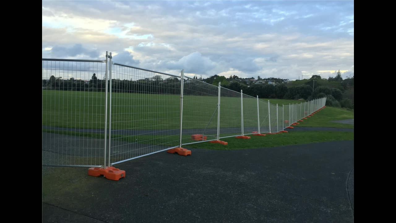 Galvanised Outdoor Event Fencing Panel Temporary Fencing For ...
