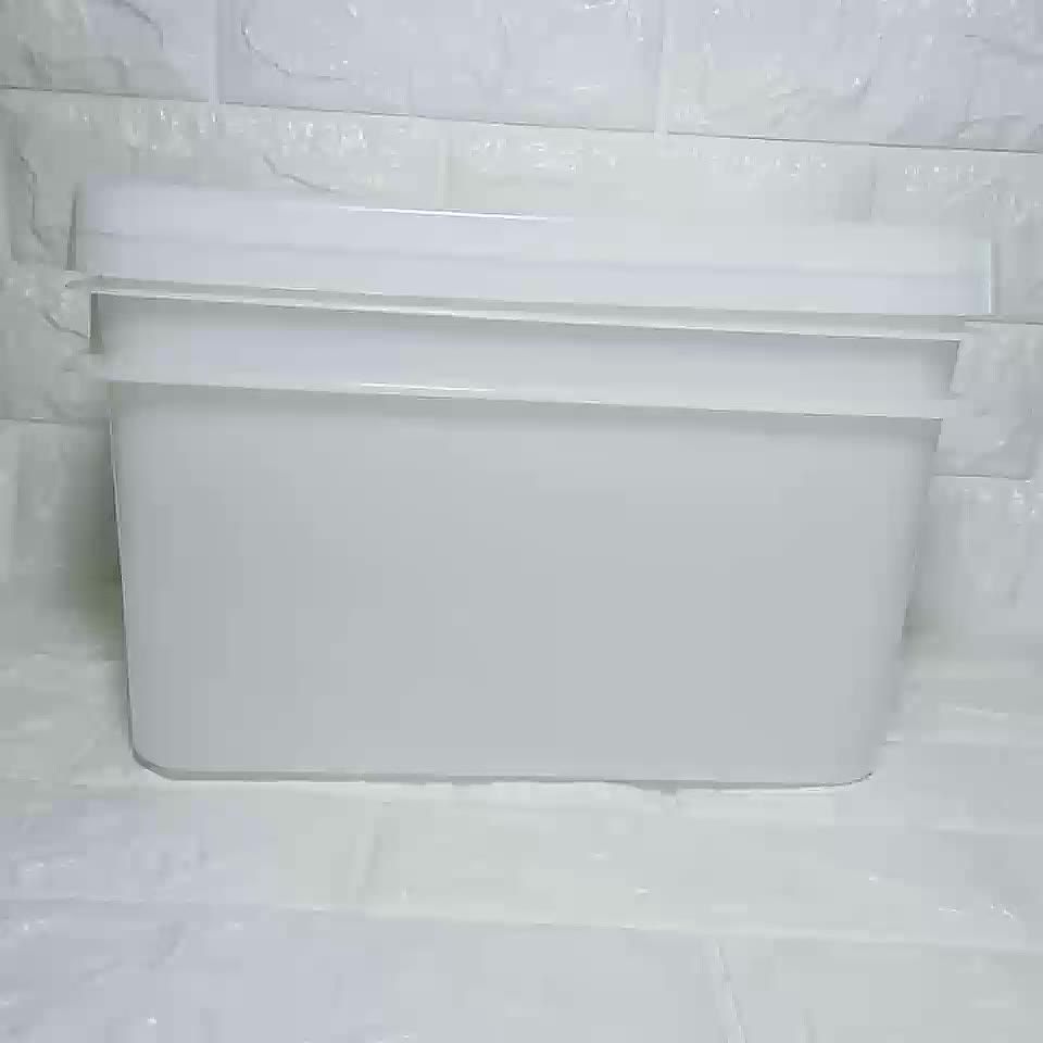 Hot To Selling 8l Clear Food Grade Plastic Bucket Pail With Lid And ...