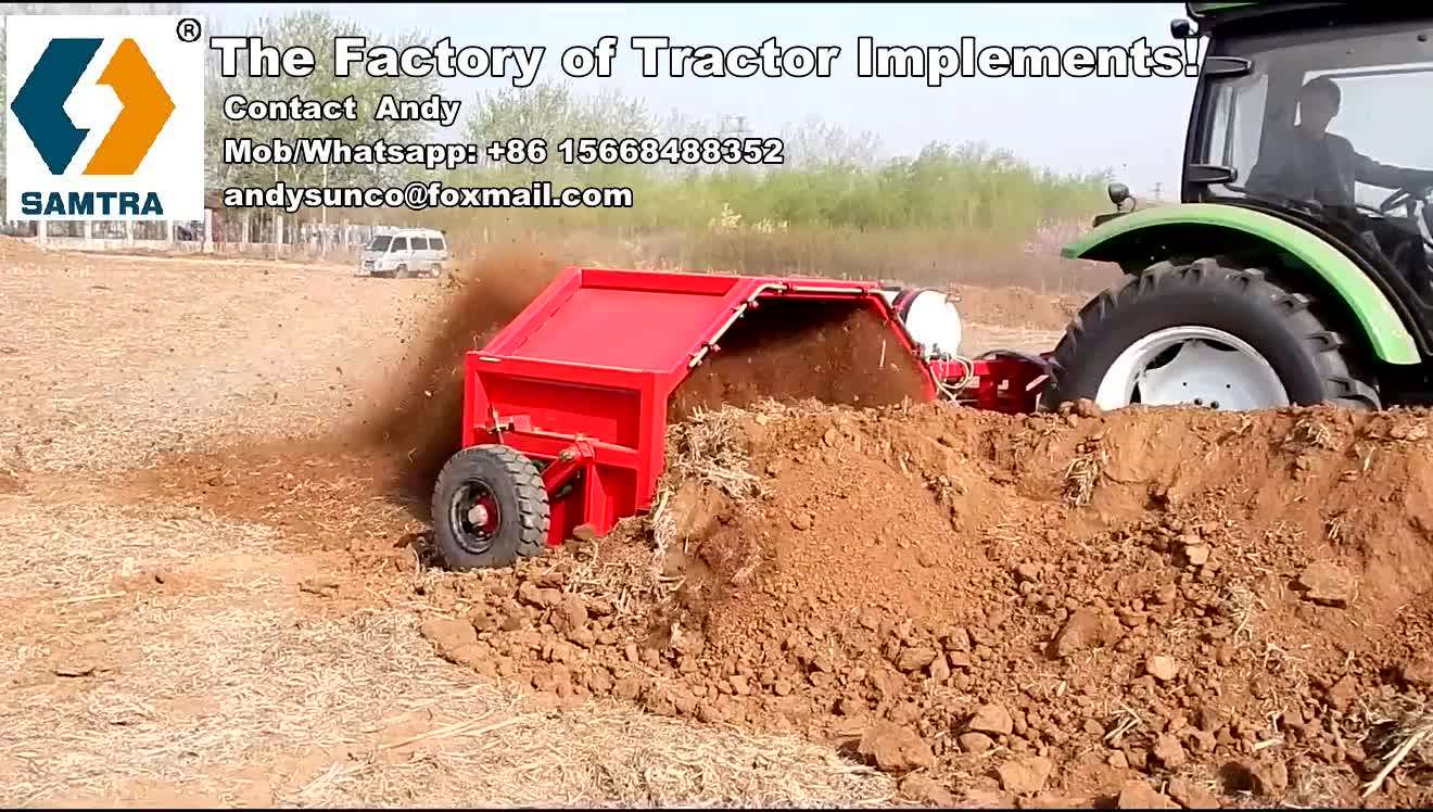 Zfq Series Tractor Powered Compost Turner Machine,Chicken Manure ...