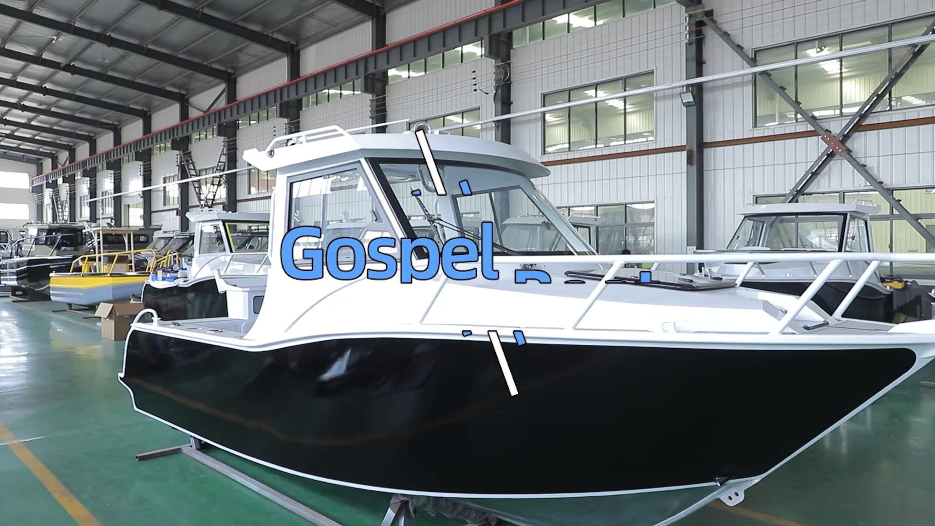 Gospel 6.25m V Hull Yacht Outboard Motor Cabin Cruiser Aluminium Fish ...
