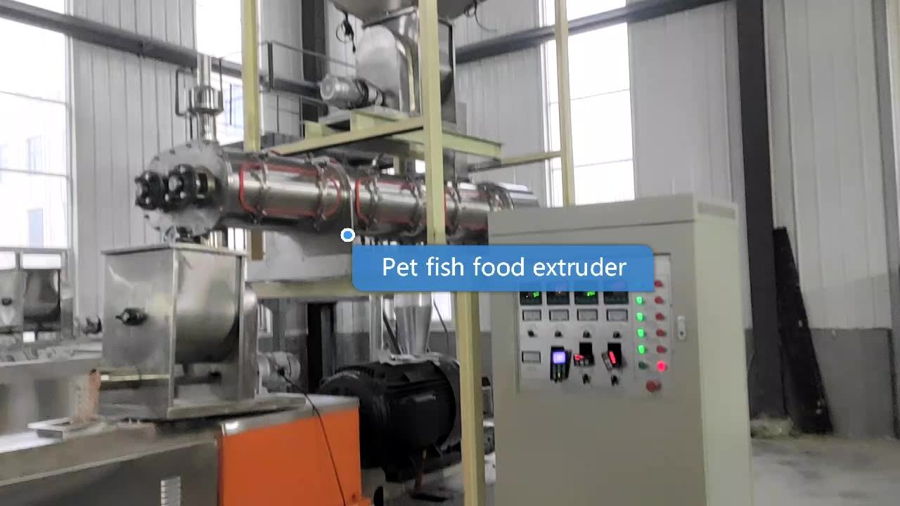 Automatic Floating Catfish Tilapia Fish Feed Extruder Food Making ...