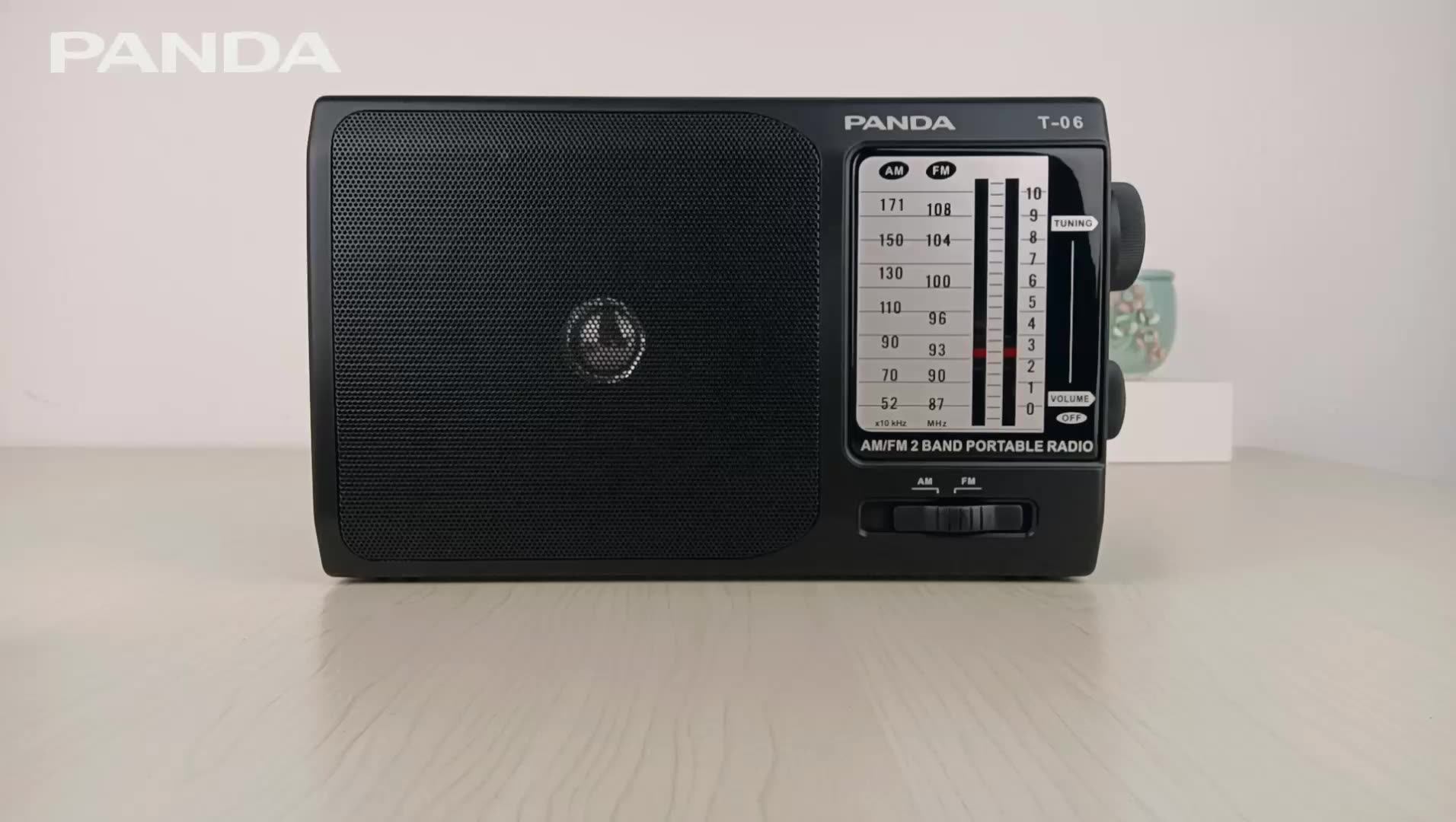 Factory Produces Best Quality Portable Radio Highly Sensitive Panda ...