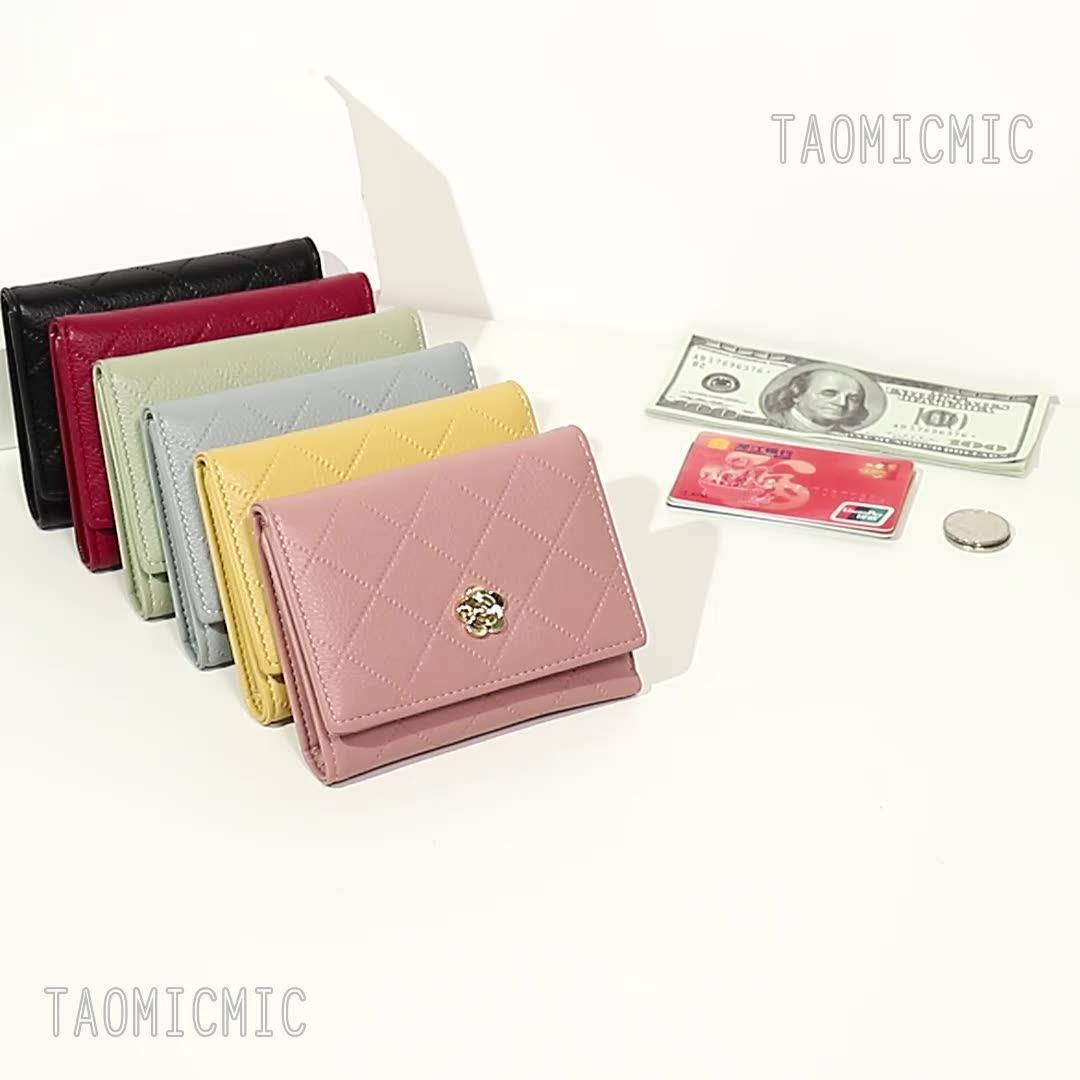 Taomicmic Ladies' Three Fold Short Small Wallet New Fashion Lovely ...