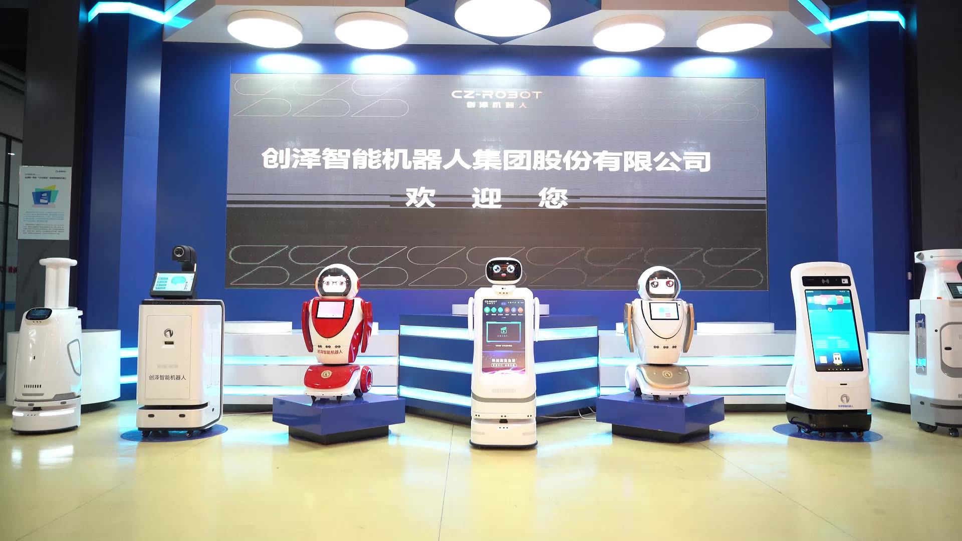New Customised Tray Delivery Robots Screen Controlled Robots ...