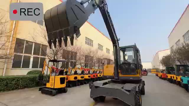 Mini Bucket Wheel Excavator 3.5 Ton Ce Garden Home Farm Household ...