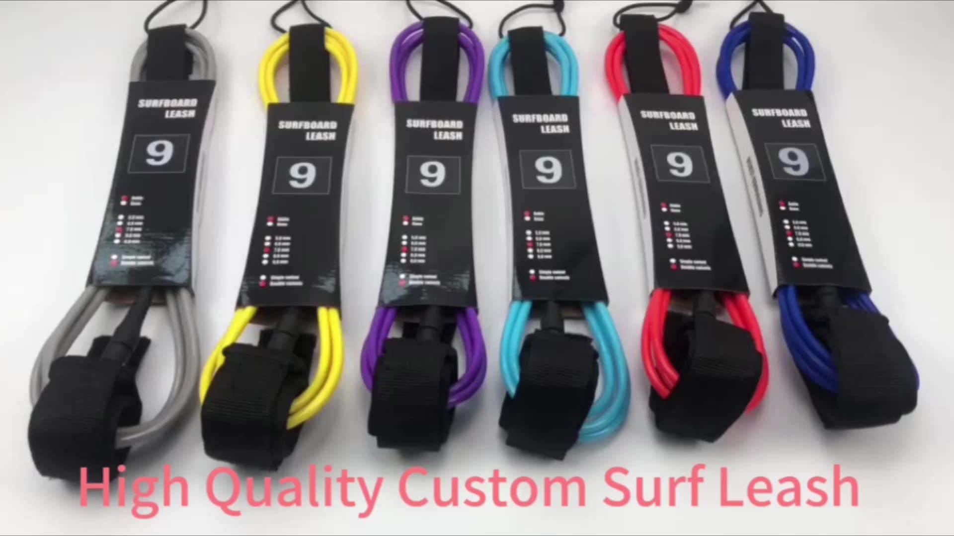 High Quality Surf Equipments Manufacture Factory Surfboard Leash Surf ...